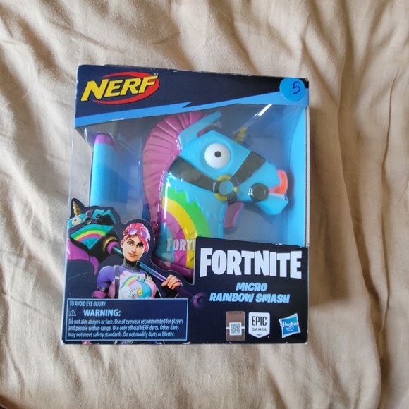 Nerf | Toys | Hasbro Nerf Fortnite Micro Rainbow Smash Llama Blaster ...